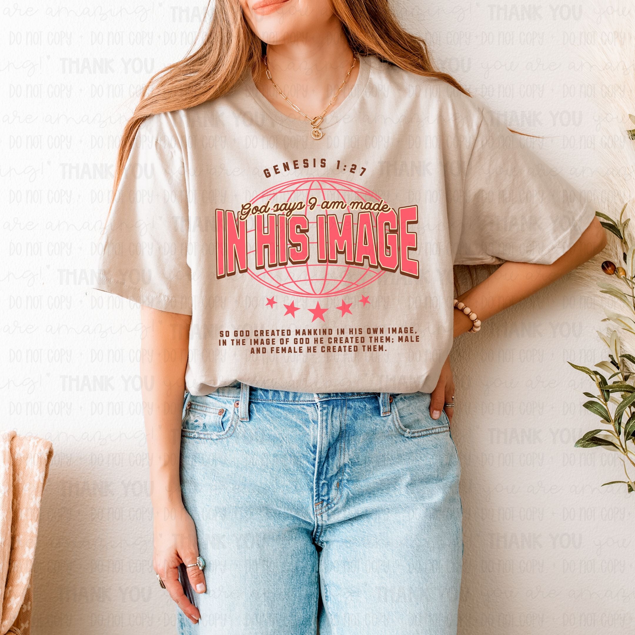 God Says I am Made In His Image – Grace & Co. Designs