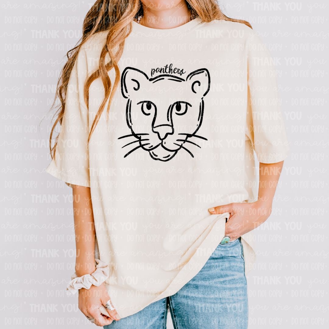 Panthers Doodle – Grace & Co. Designs