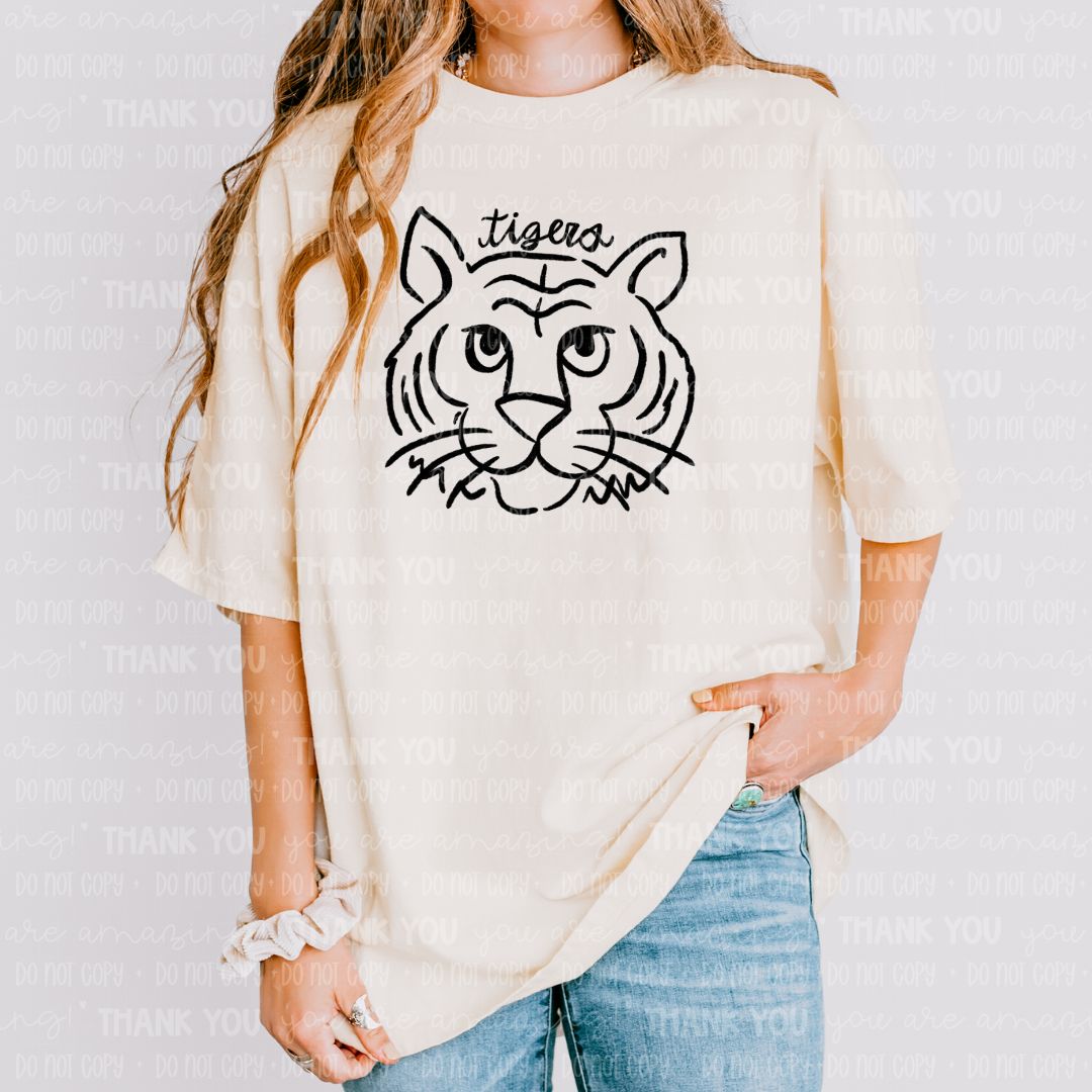 Tigers Doodle – Grace & Co. Designs