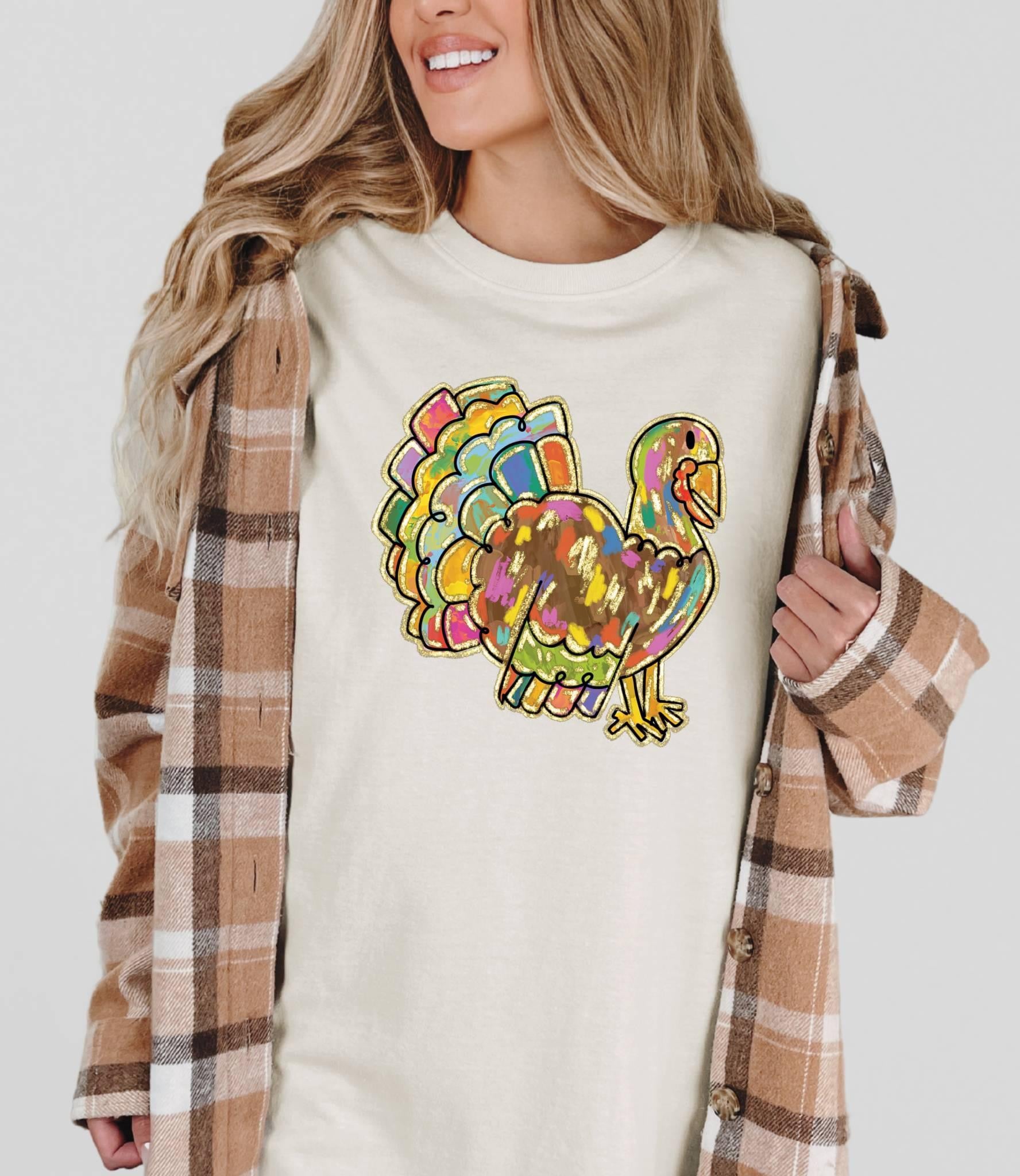 Color Splatter Turkey – Grace & Co. Designs