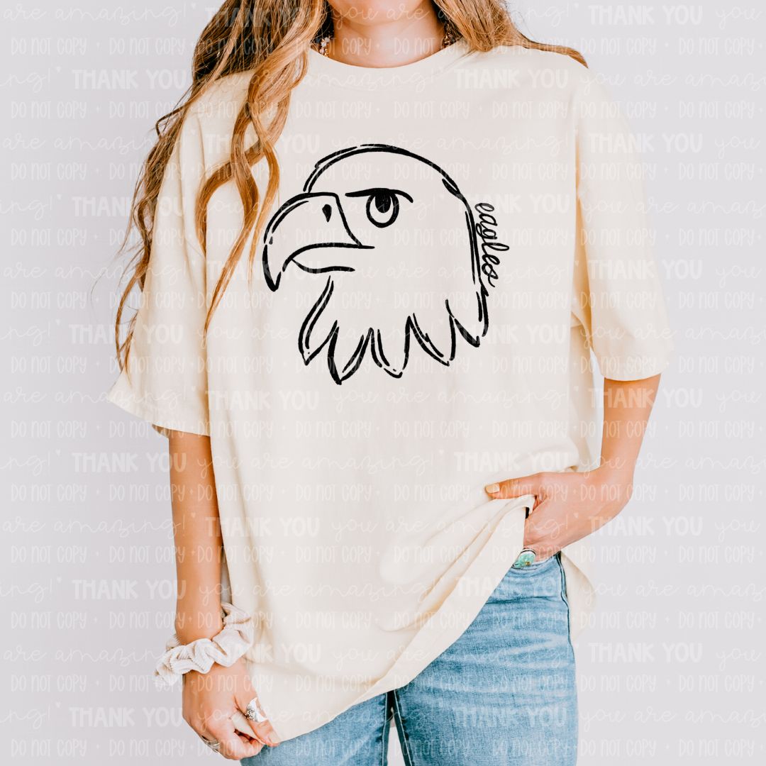 Eagles Doodle – Grace & Co. Designs