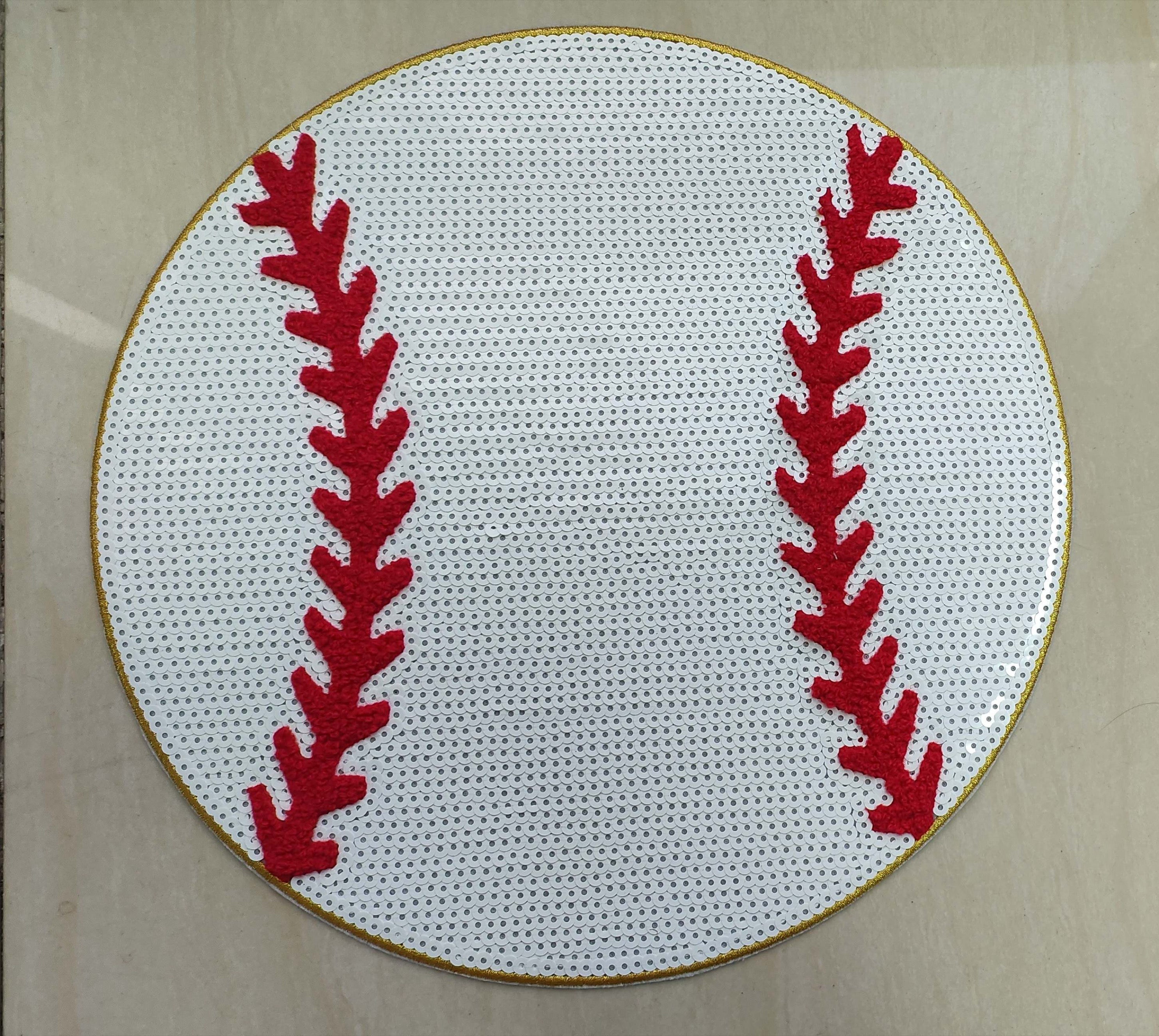 Baseball Sequin Patch – Grace & Co. Designs