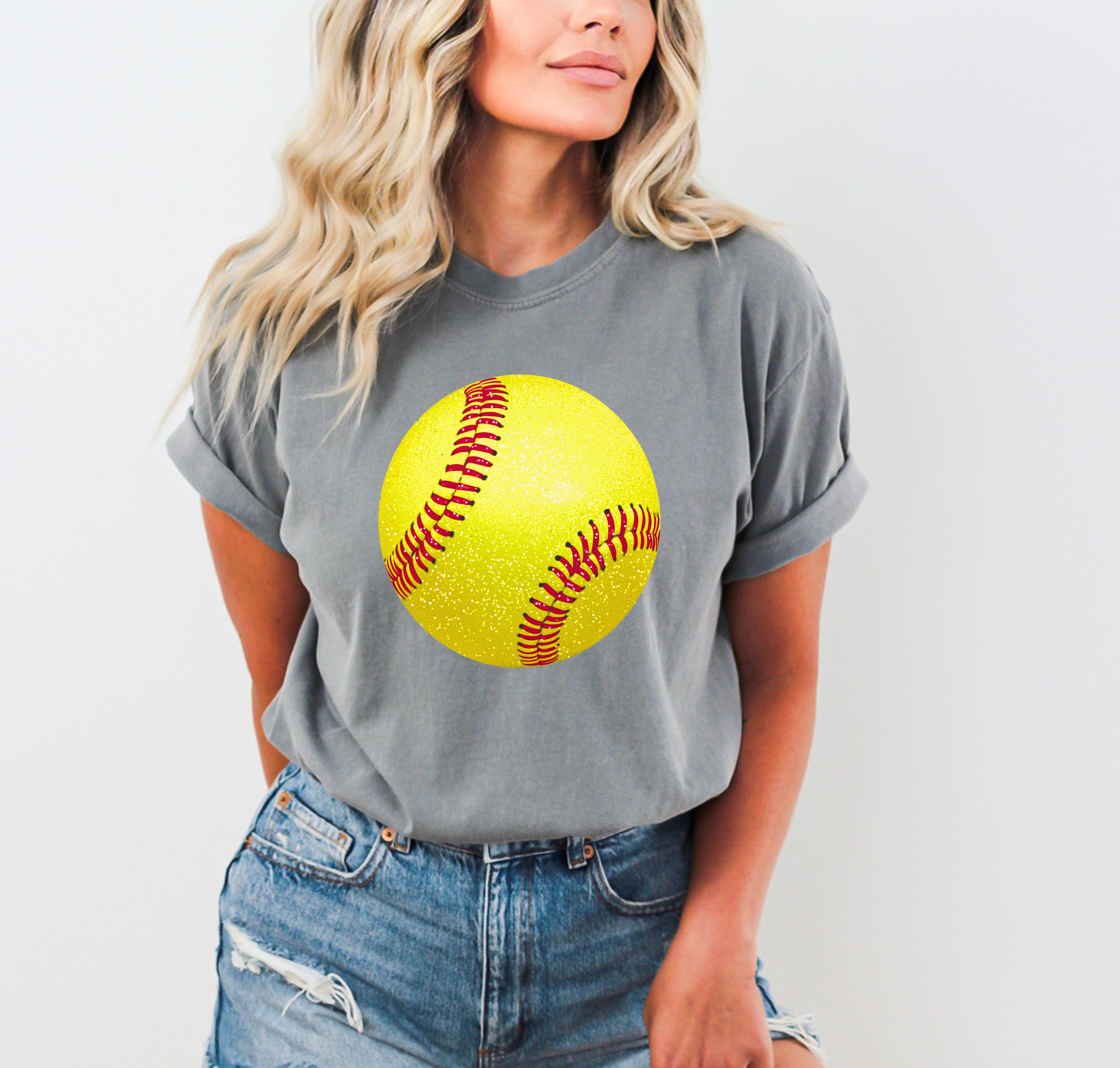 Glitter Softball – Grace & Co. Designs