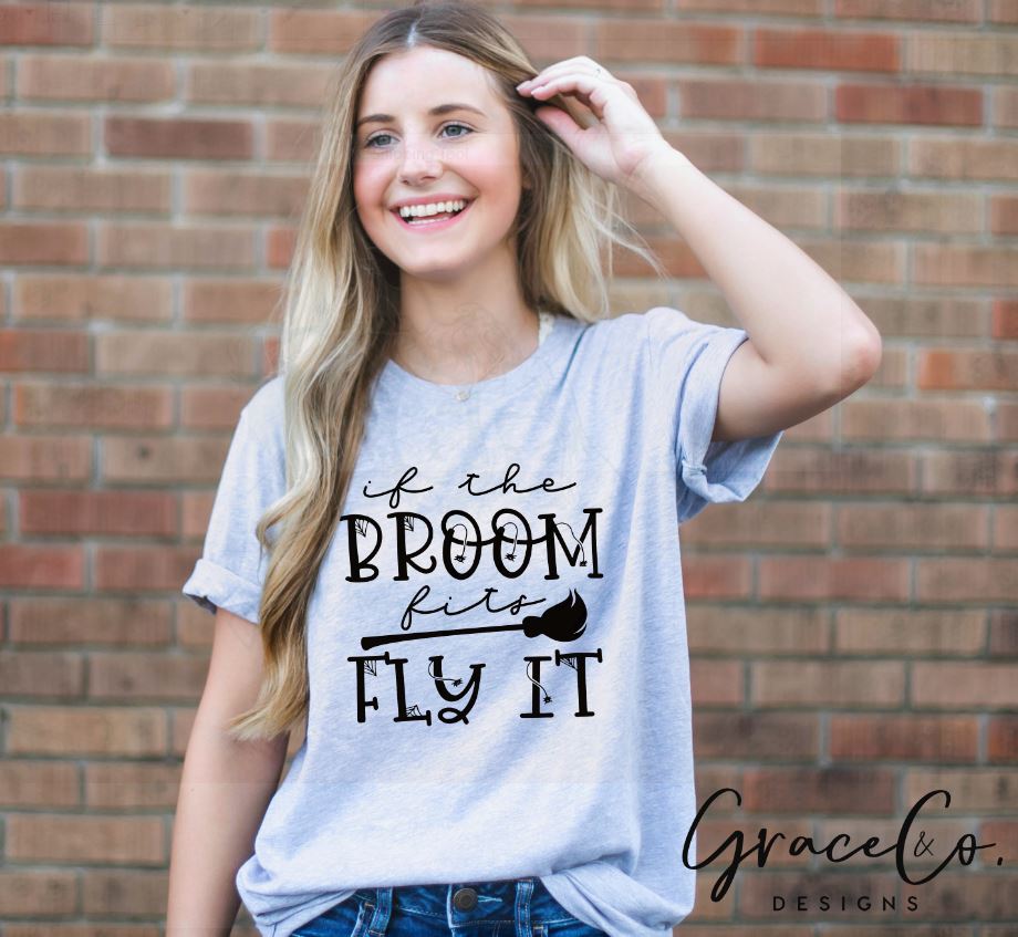 If The Broom Fits, Fly It – Grace & Co. Designs